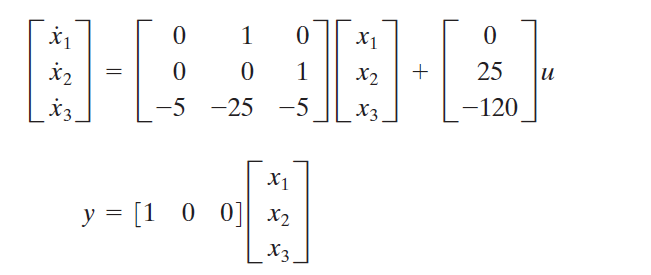 Solved 1. Using MATLAB, obtain the transfer function for the | Chegg.com