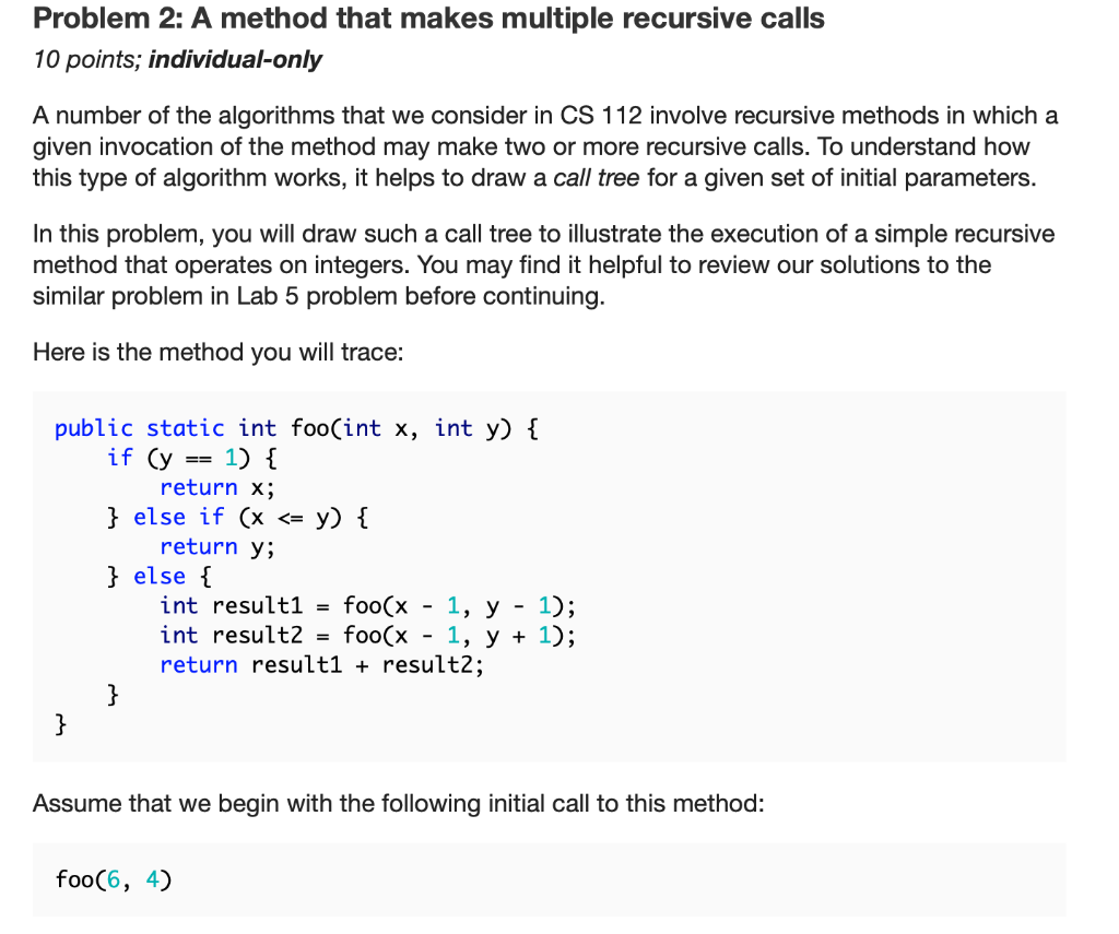 Solved 10 points; individual-only A number of the algorithms | Chegg.com