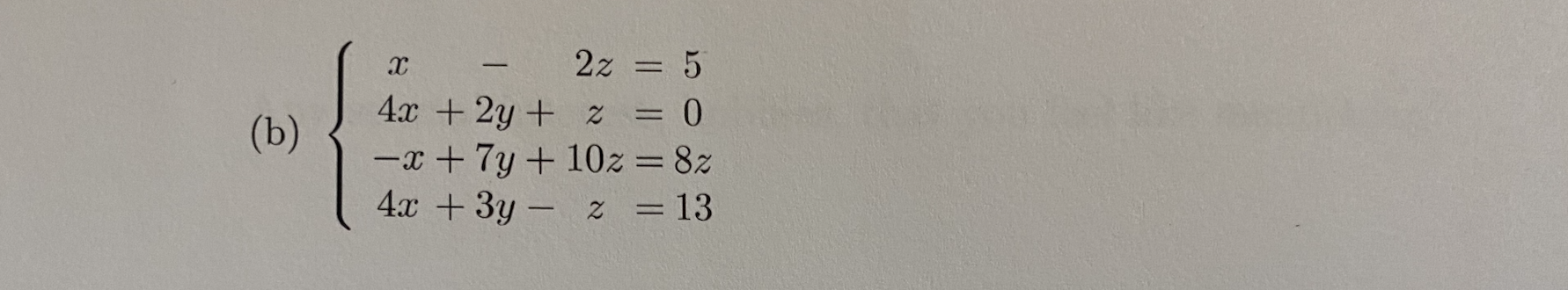 Solved 4. Write the following linear systems as their | Chegg.com