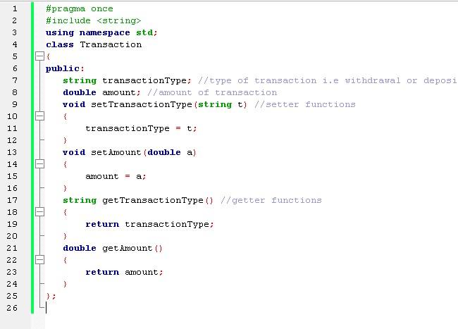 Solved #pragma once #include #include "Transaction.h" ооо | Chegg.com