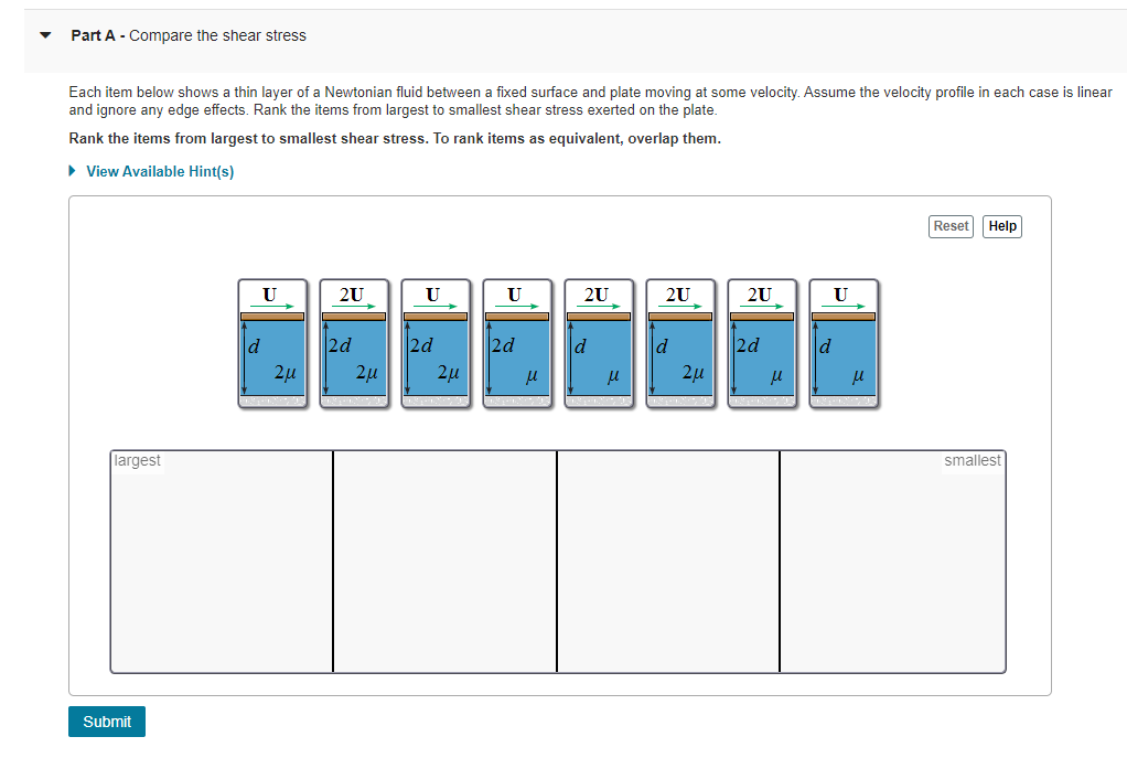 Each item below shows a thin layer of a Newtonian | Chegg.com