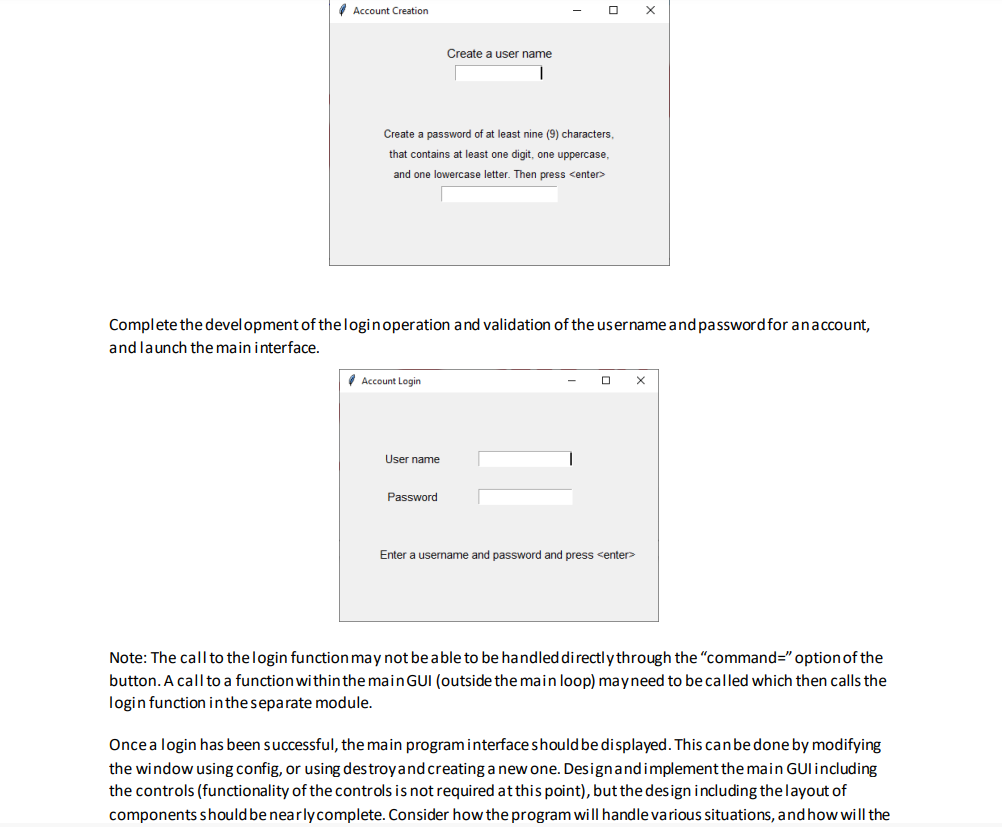 Solved Need Help adding Image to the Main Login Screen in | Chegg.com