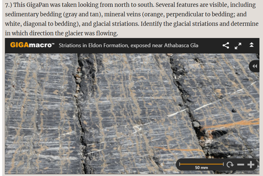 Solved 7.) This GigaPan was taken looking from north to | Chegg.com