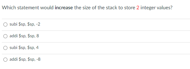 Solved Which statement in the MIPS code snippet below would | Chegg.com