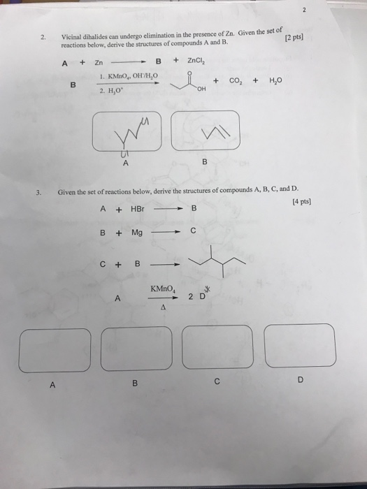Solved Vicinal dihalides can undergo elimination in the | Chegg.com