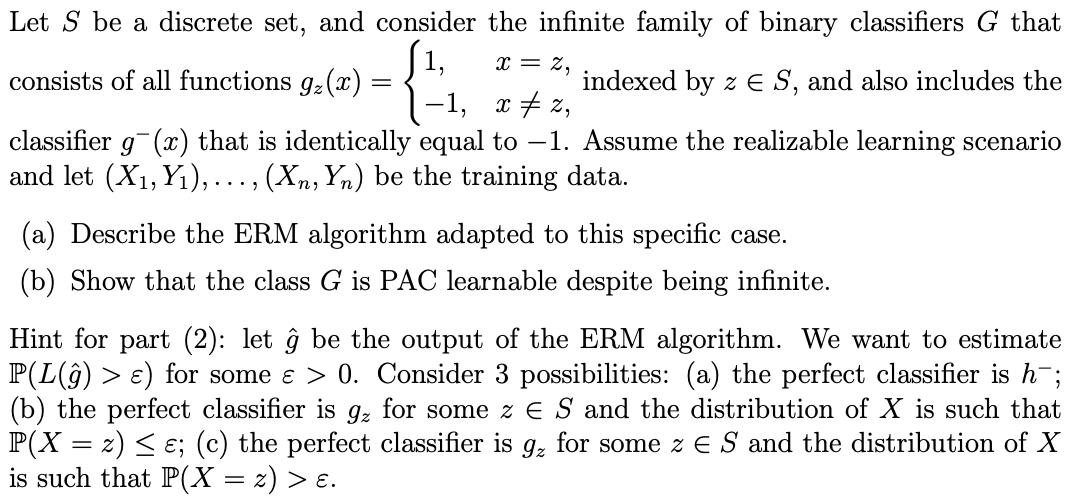 Let S be a discrete set, and consider the infinite | Chegg.com