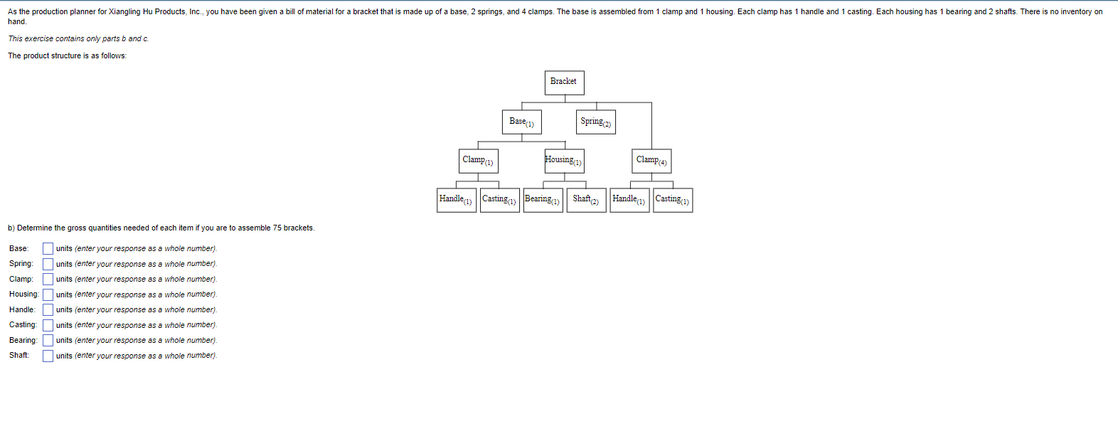 Solved hand.This exercise contains only parts b ﻿and c.The | Chegg.com