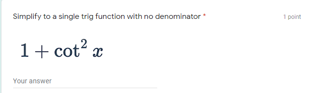 Solved Simplify to a single trig function with no | Chegg.com