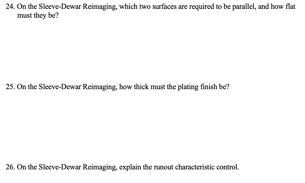 Solved 24. On the Sleeve-Dewar Reimaging, which two surfaces | Chegg.com