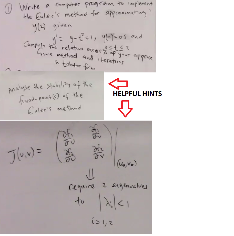 This is Applied Computational Methods Math Please | Chegg.com