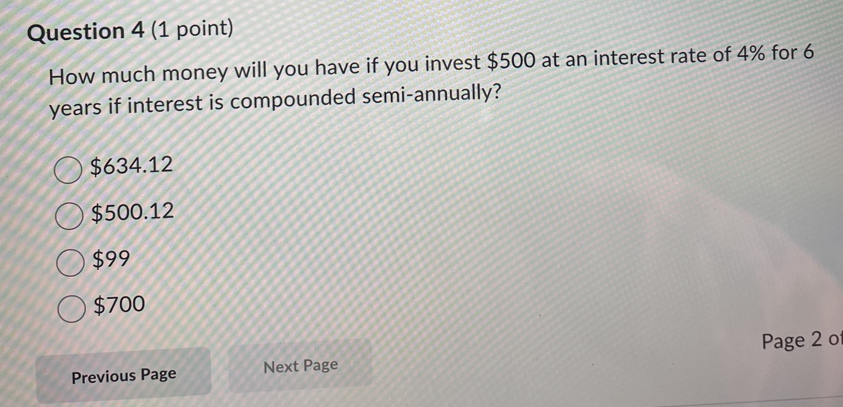 Solved How much money will you have if you invest \\( \\$ | Chegg.com