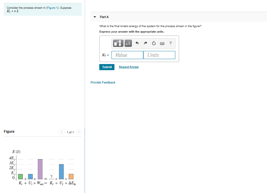 Solved Consider the process shown in (Figure 1). Suppose E = | Chegg.com