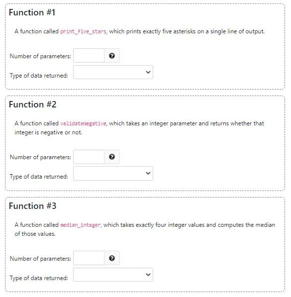 Solved Several potential Python functions are described | Chegg.com