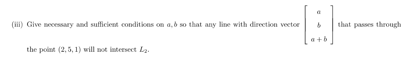 Solved Question 19(6+4+4) Line L1 is defined by | Chegg.com