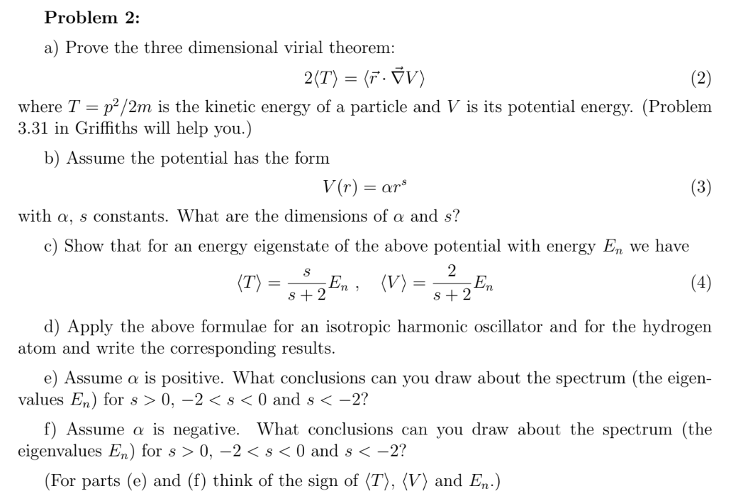Solved This question references Problem 3.31 of Griffiths | Chegg.com