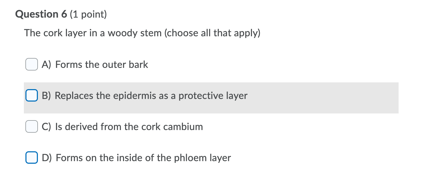 Solved Question 1 1 Point Which Of The Following 