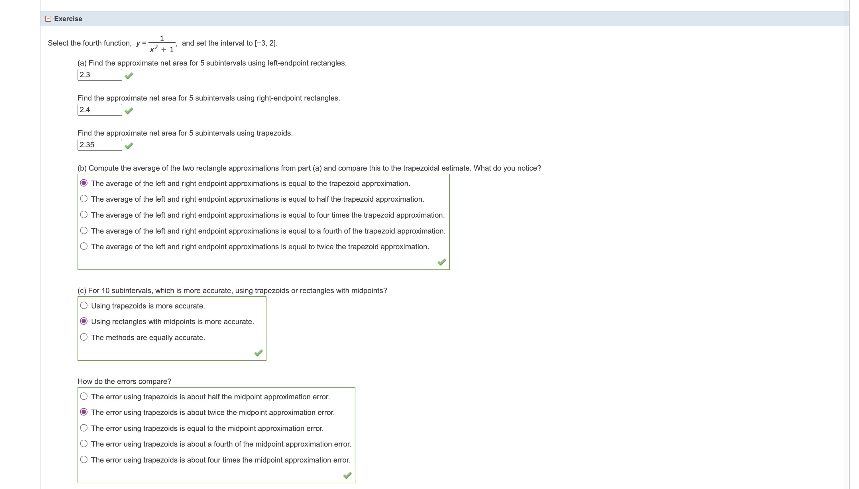 Solved ct the fourth function, y=x2+11, and set the interval | Chegg.com