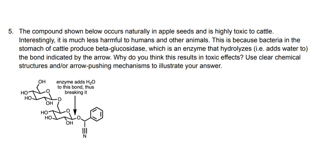 Solved The compound shown below occurs naturally in apple | Chegg.com