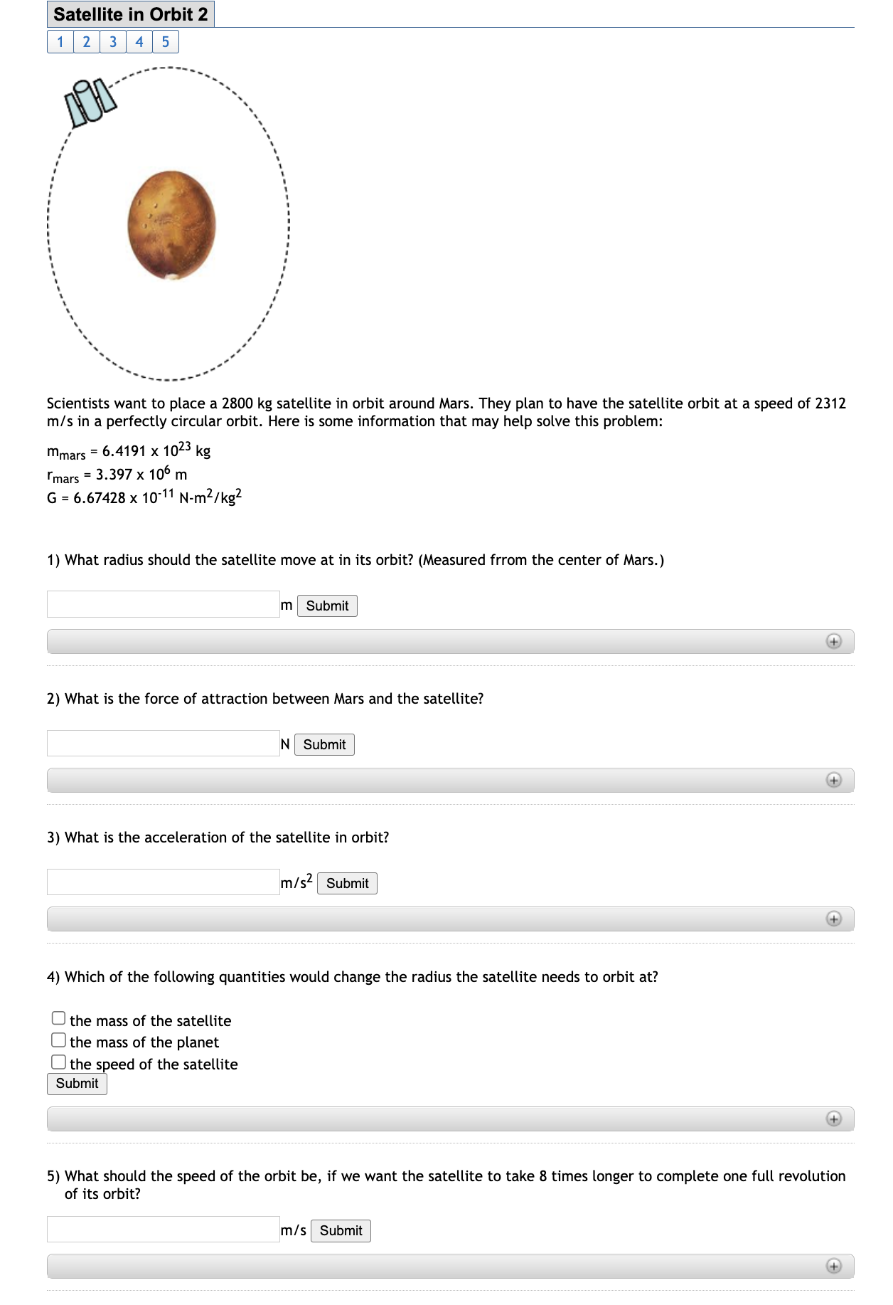 Solved Scientists want to place a 2800 kg satellite in orbit | Chegg.com