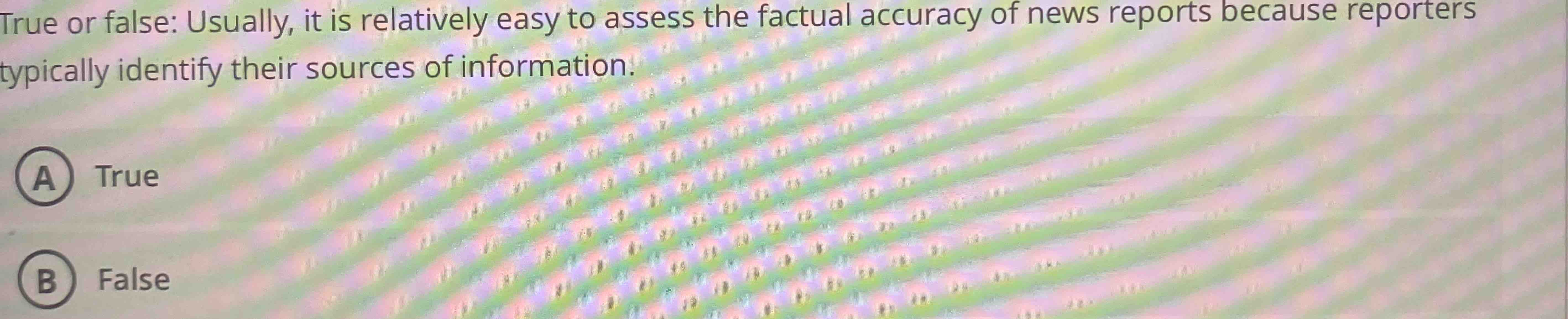 Solved True or false: Usually, it is relatively easy to | Chegg.com