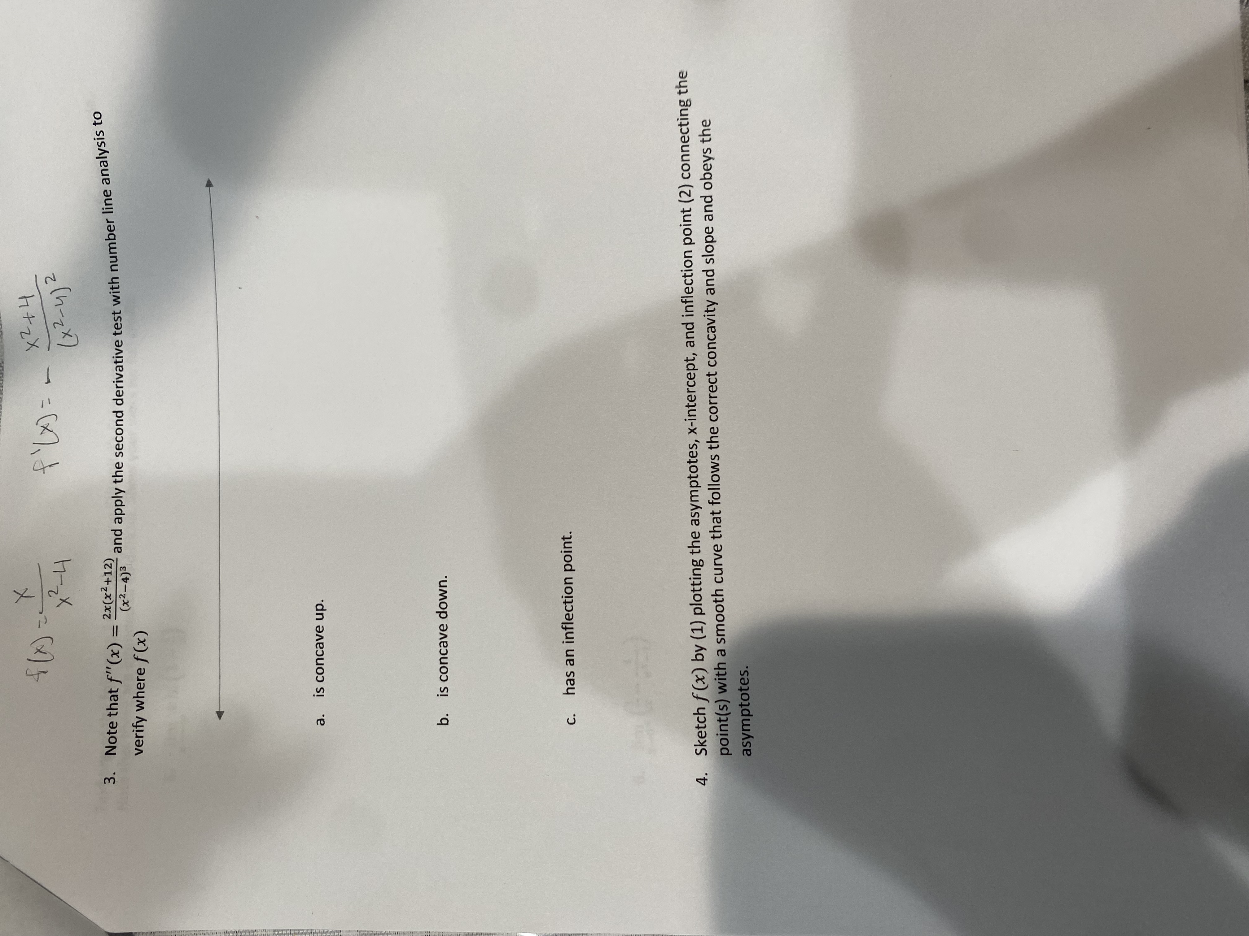 [Solved]: I have the original and first derivative function