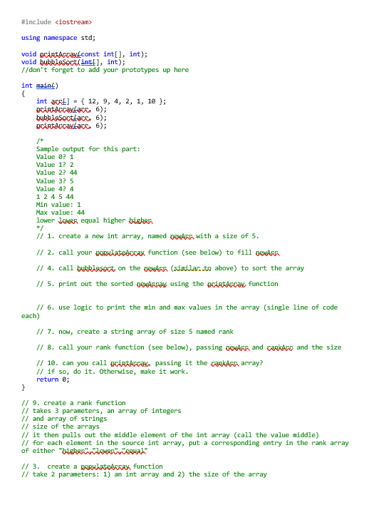 Solved #include using namespace std; void intacca const | Chegg.com