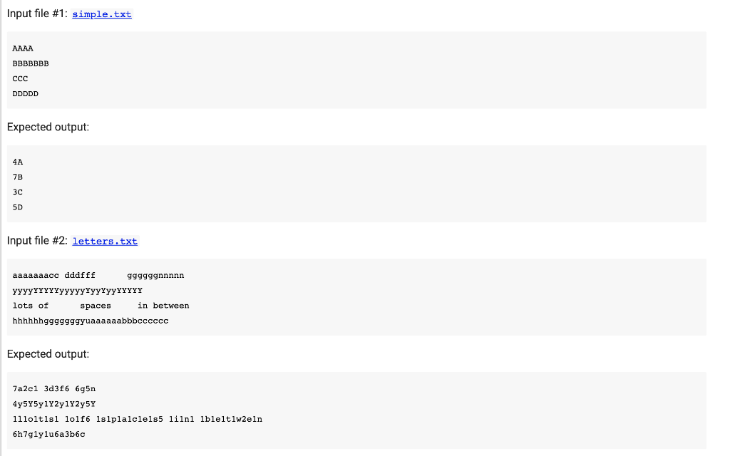 Solved Part 2: A Simple Text Compression Scheme (25 points) | Chegg.com
