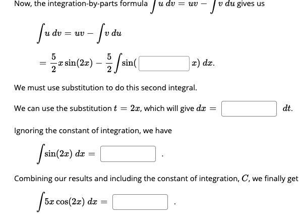 Solved Evaluate the integral. cos(2x) dx (52 cos To use the | Chegg.com