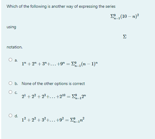 Solved Which of the following is another way of expressing | Chegg.com