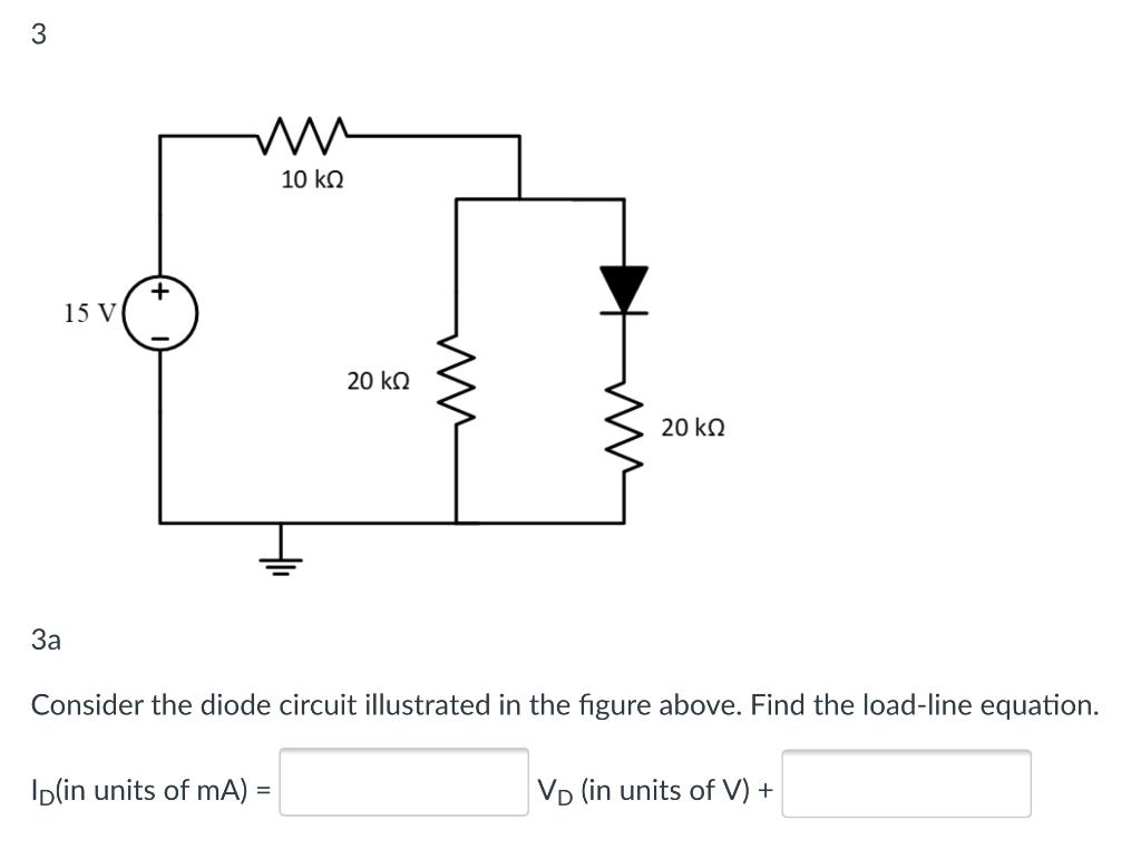 Solved 3b For the circuit in 3a, let's use the graphic | Chegg.com