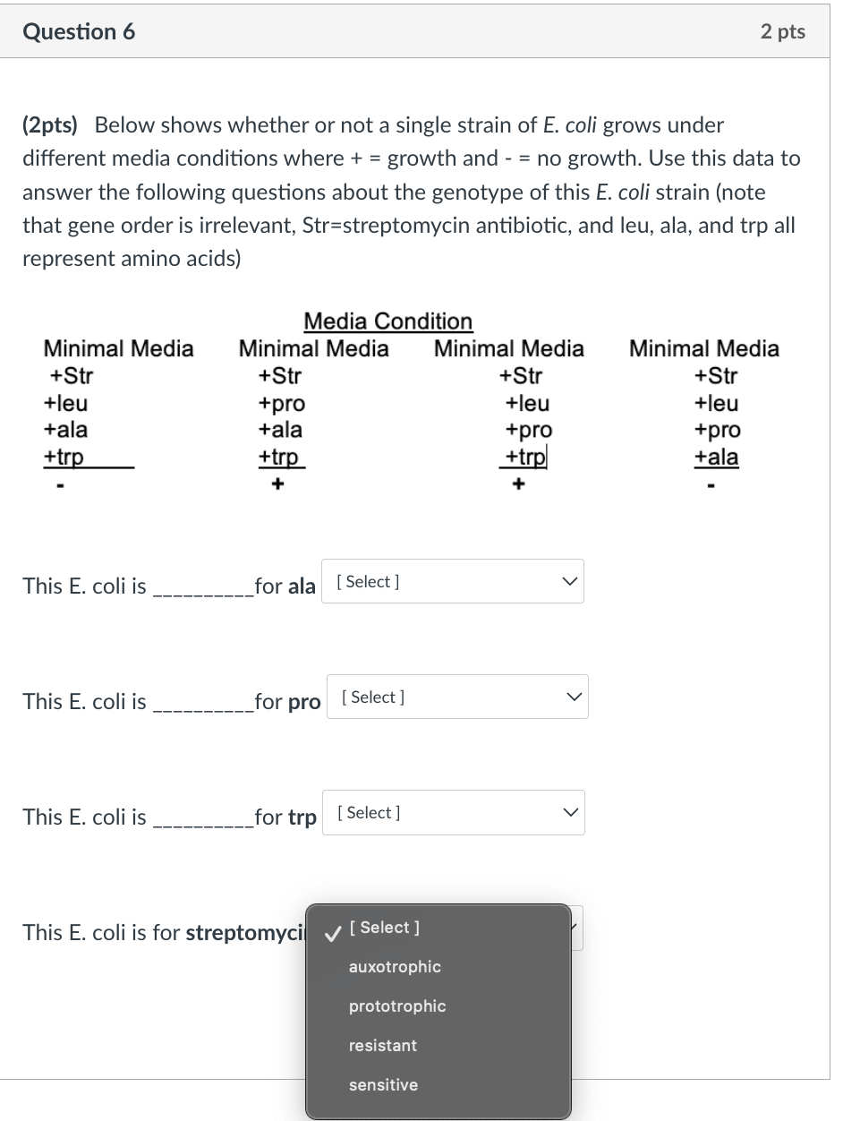 Solved Question 6(2pts) ﻿Below shows whether or not a single | Chegg.com