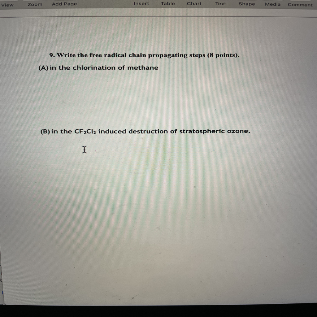 Solved View Zoom Add Page Insert Table Chart Text Shape | Chegg.com