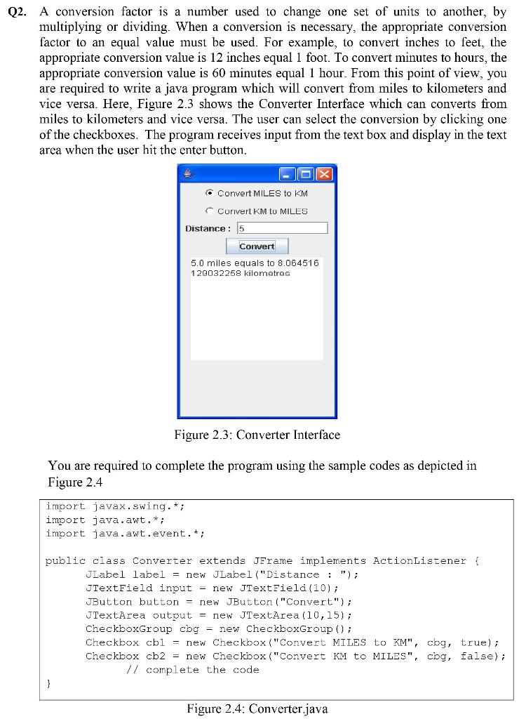 Solved Q2. A conversion factor is a number used to change | Chegg.com