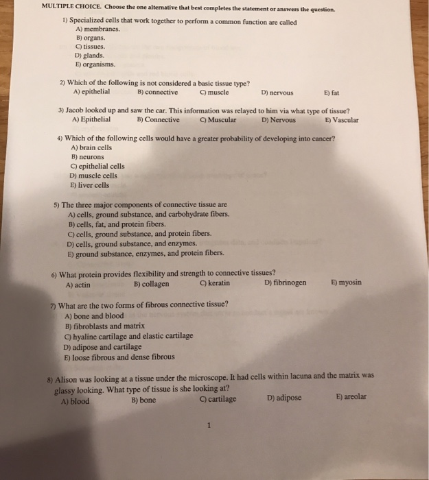 Solved MULTIPLE CHOICE. Choose the one alternative that best | Chegg.com