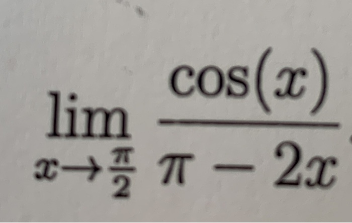 Solved lim 2+ cos(x) 1 - 22 | Chegg.com