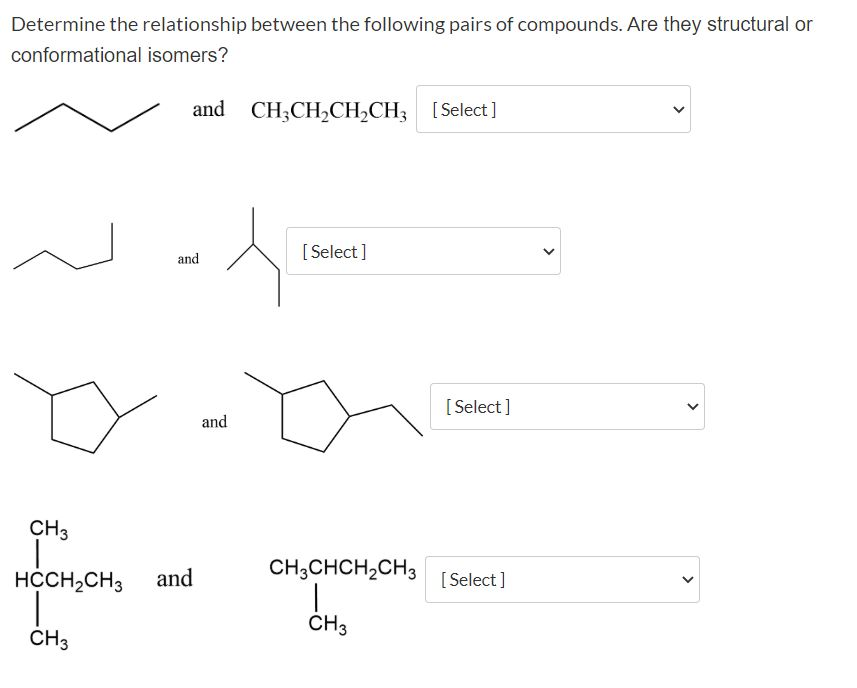 Solved Determine the relationship between the following | Chegg.com