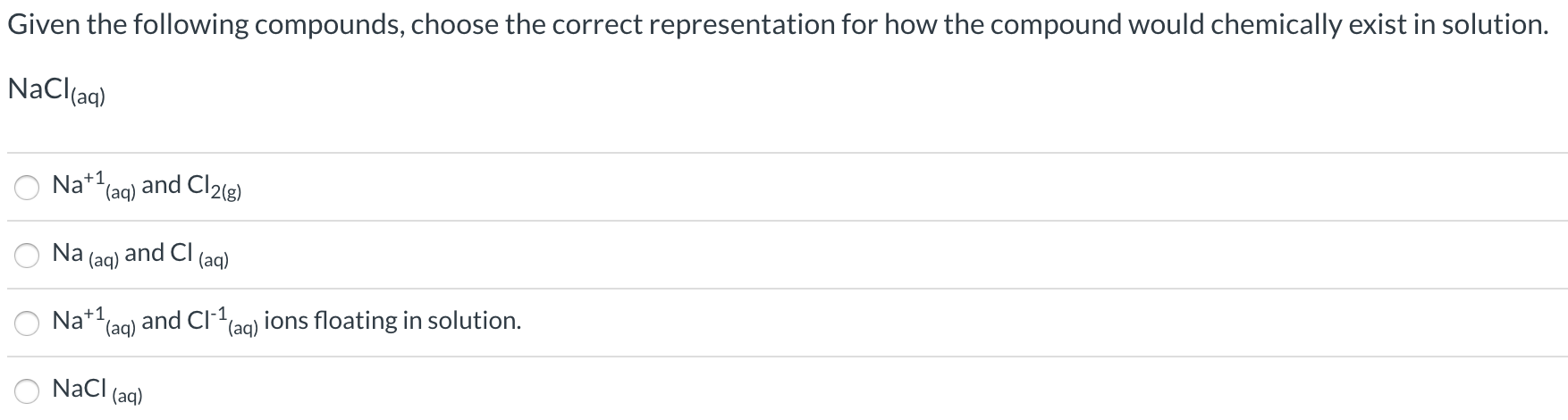 Solved Given the following compound, choose the correct | Chegg.com