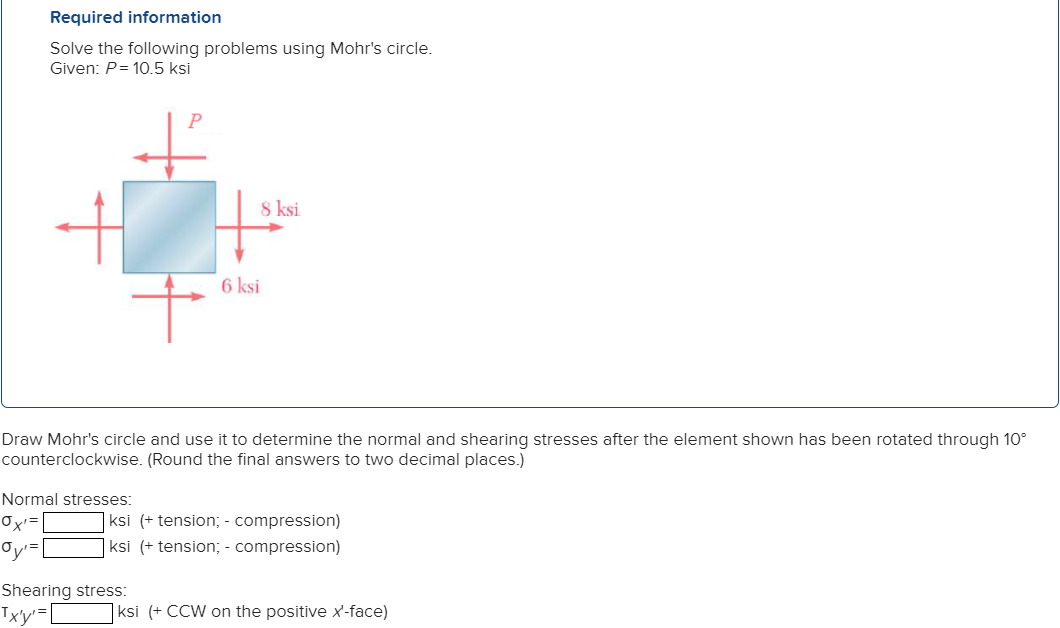 Solved Required information Solve the following problems | Chegg.com
