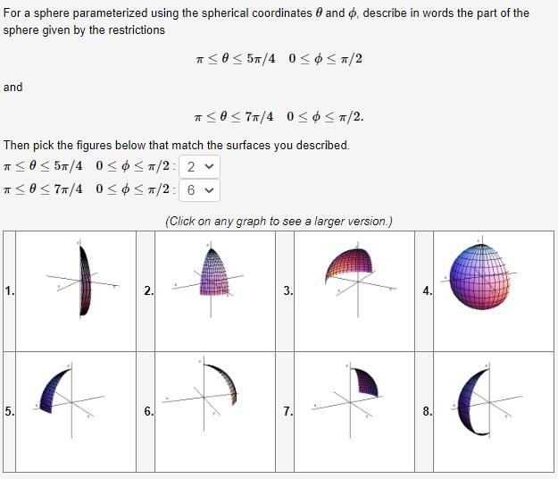 Solved For A Sphere Parameterized Using The Spherical