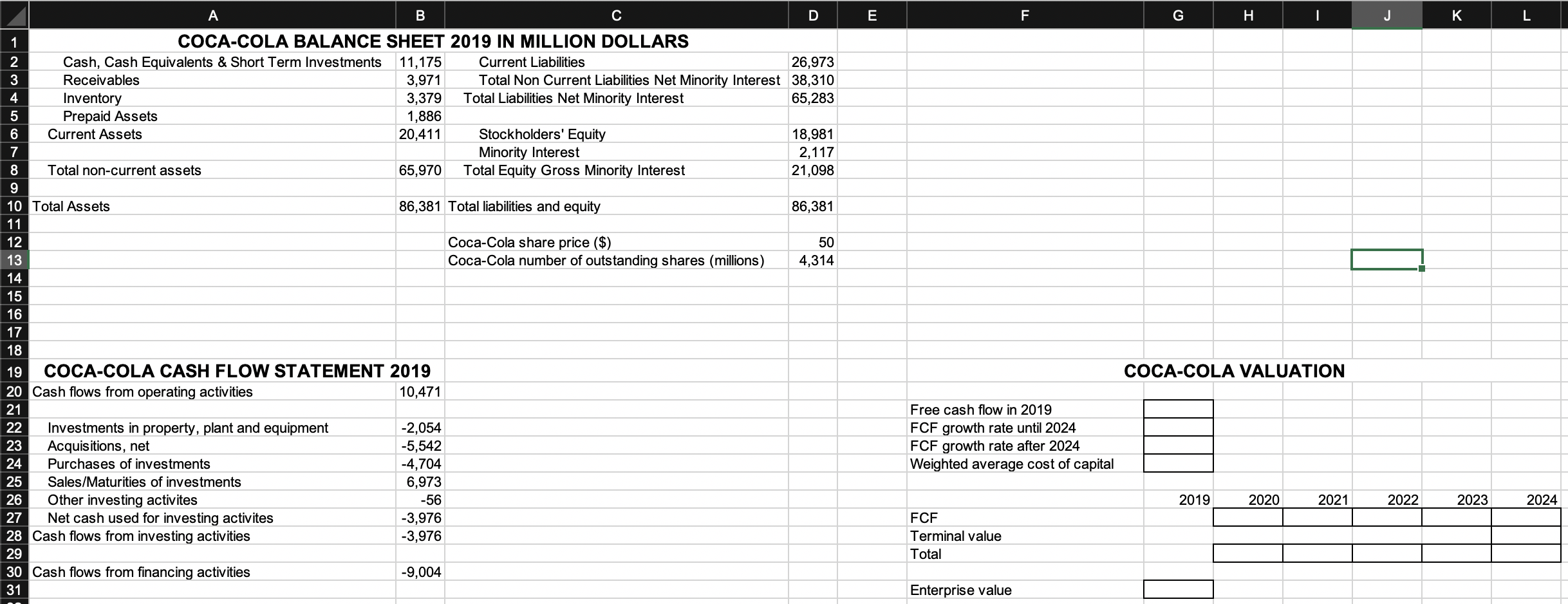 Go to sheet assignment1 in the Chapter 2 Excel file. | Chegg.com