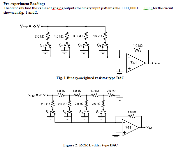 Solved Pre-experiment Reading: Theoretically find the values | Chegg.com