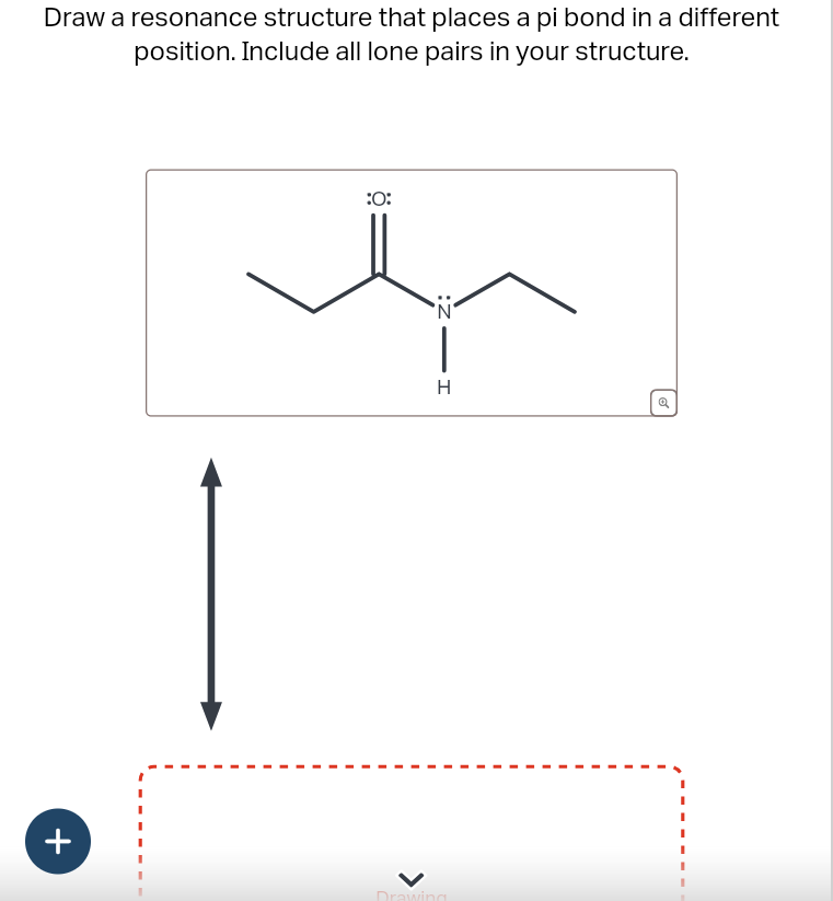 Solved Draw a resonance structure that places a pi bond in a | Chegg.com