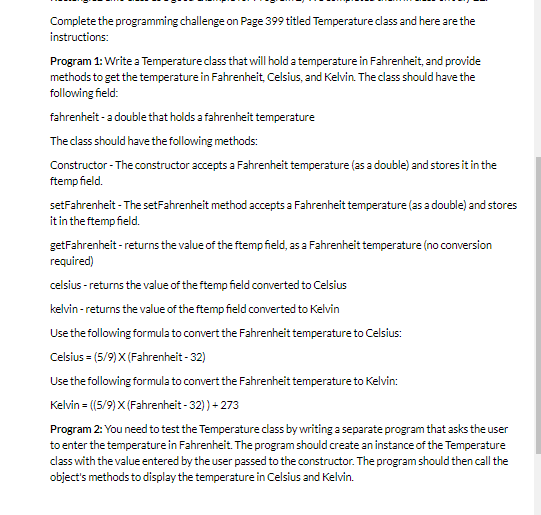 Solved Java Programming Please Write All The Code I Am A