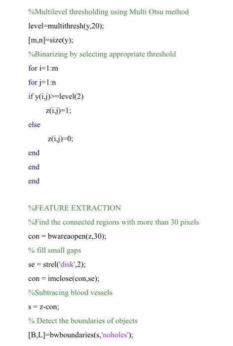 %PREPROCESSING %read the input image %Enter input ima | Chegg.com
