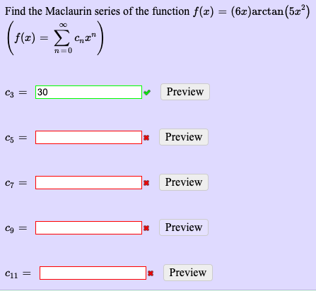 Solved Find the Maclaurin series of the function f(x) = | Chegg.com