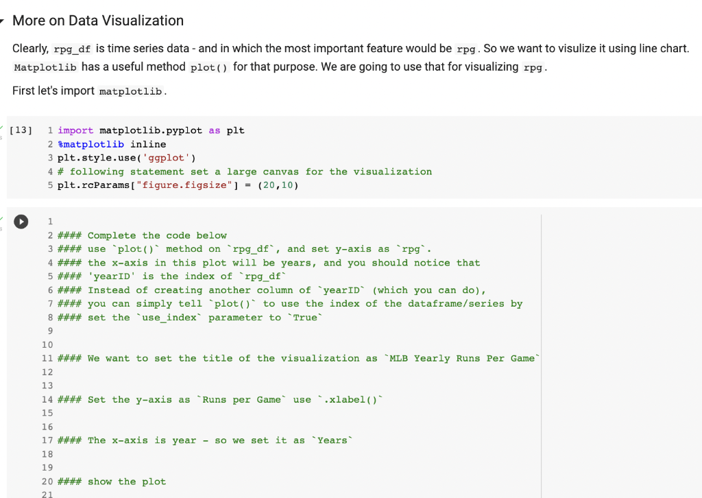 Solved More on Data Visualization Clearly, rpg_df is time | Chegg.com