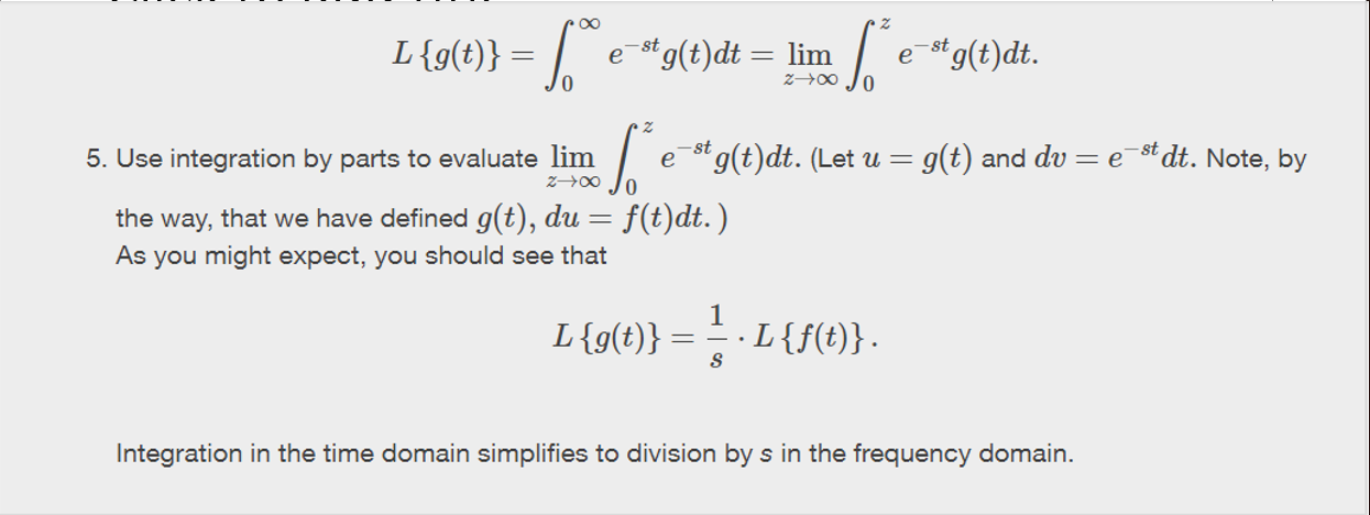 Solved Laplace Transforms In the last few chapters, we have | Chegg.com