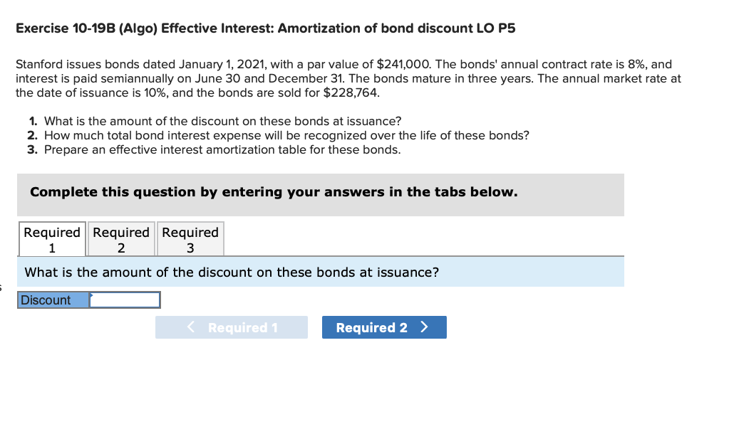 Solved Exercise 10-19B (Algo) Effective Interest: | Chegg.com