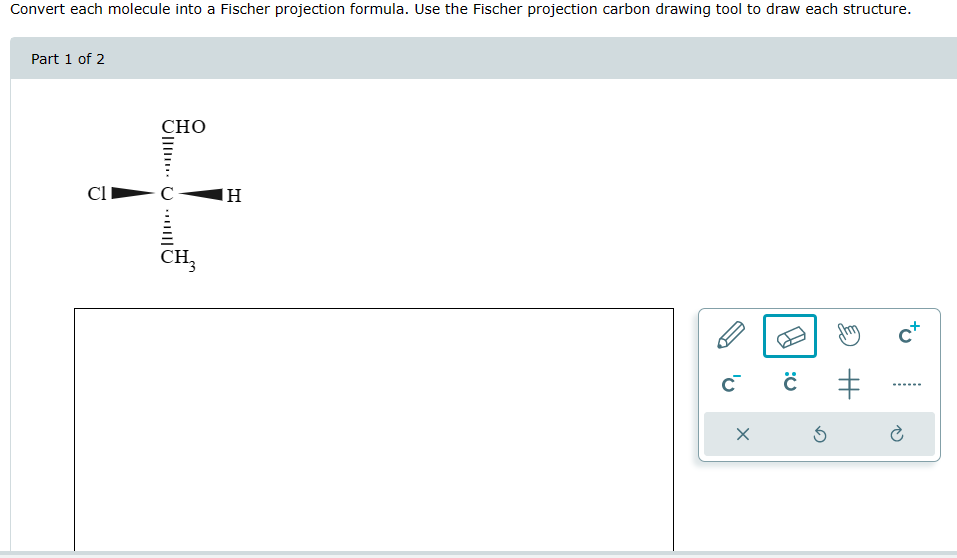 Solved Convert each molecule into a Fischer projection | Chegg.com