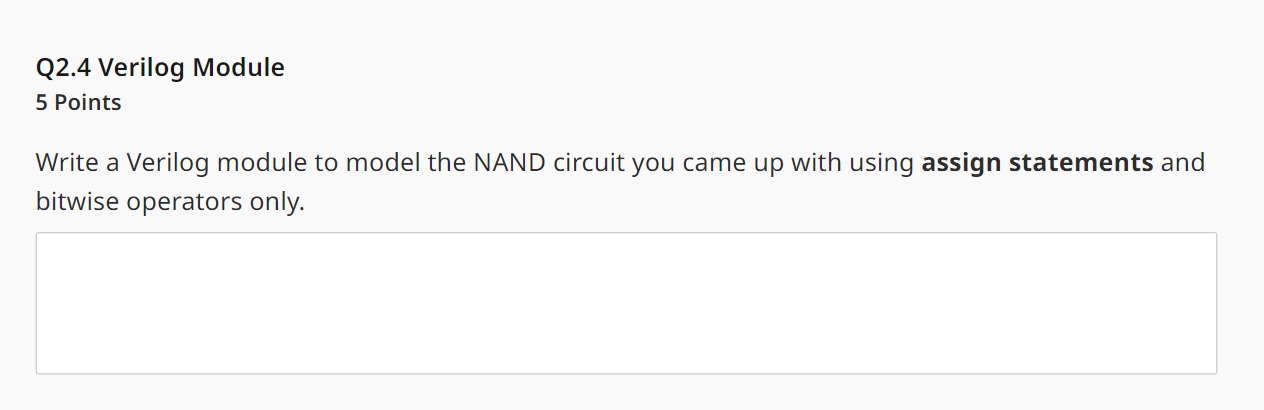 Solved Q2.3 Design Question 15 Points Design the circuit | Chegg.com
